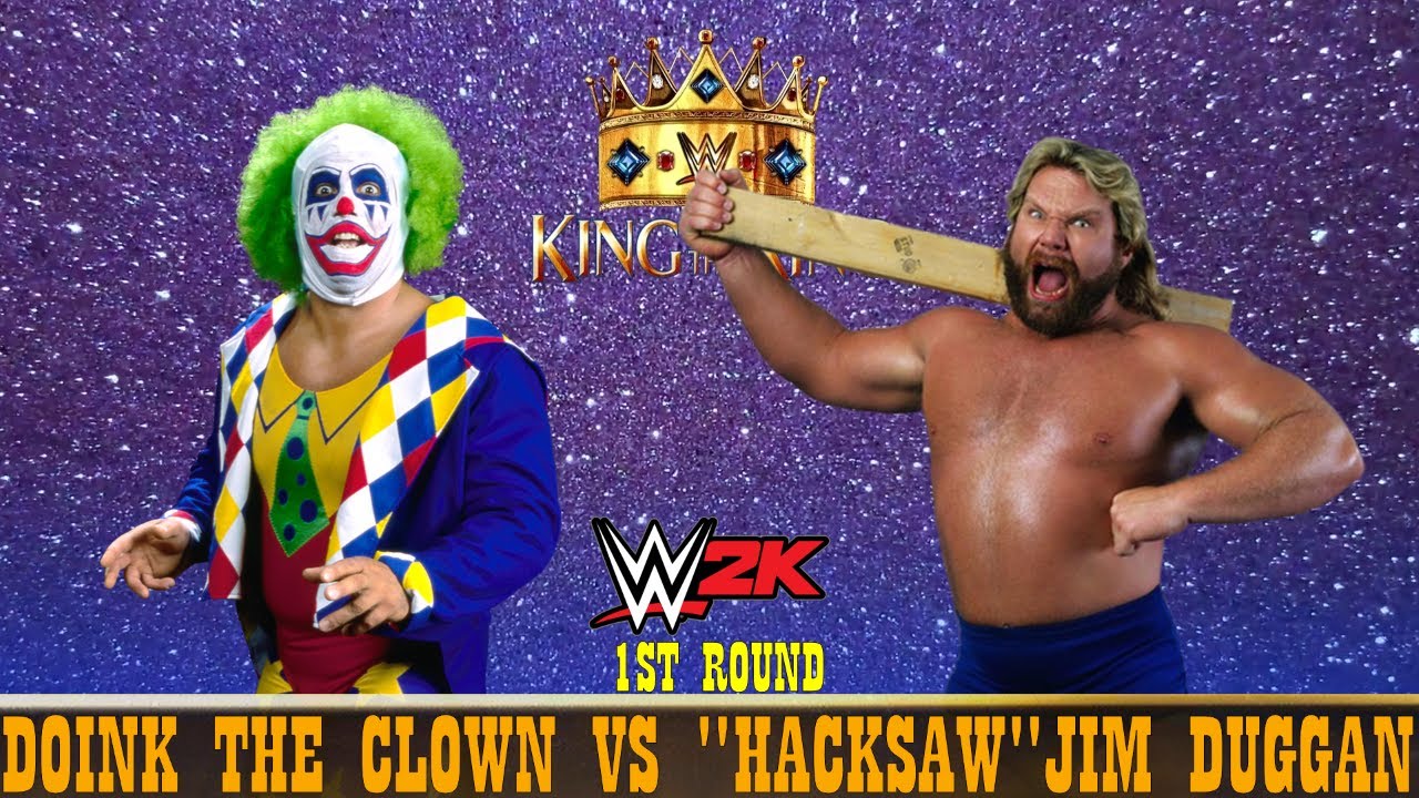 WWE ALL-TIME KING OF THE RING - Doink The Clown vs "Hacksaw" Jim Duggan ...