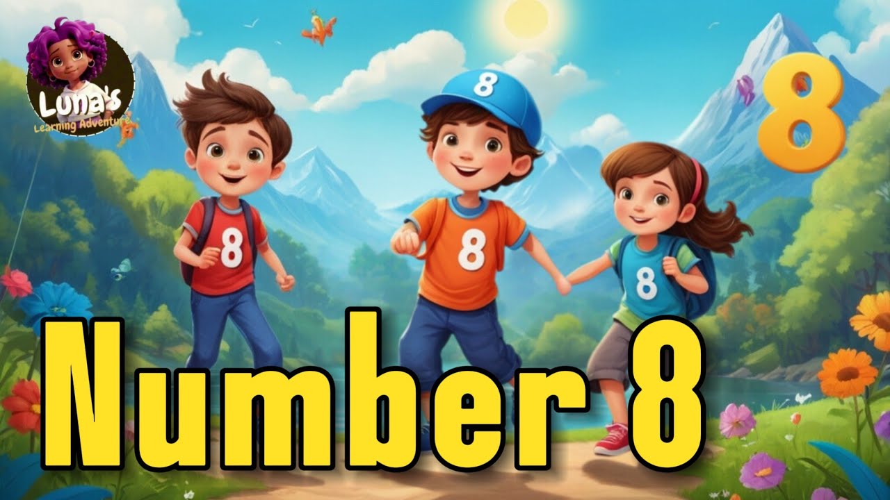Fun Facts about the Number 8 for Kids with Luna - YouTube