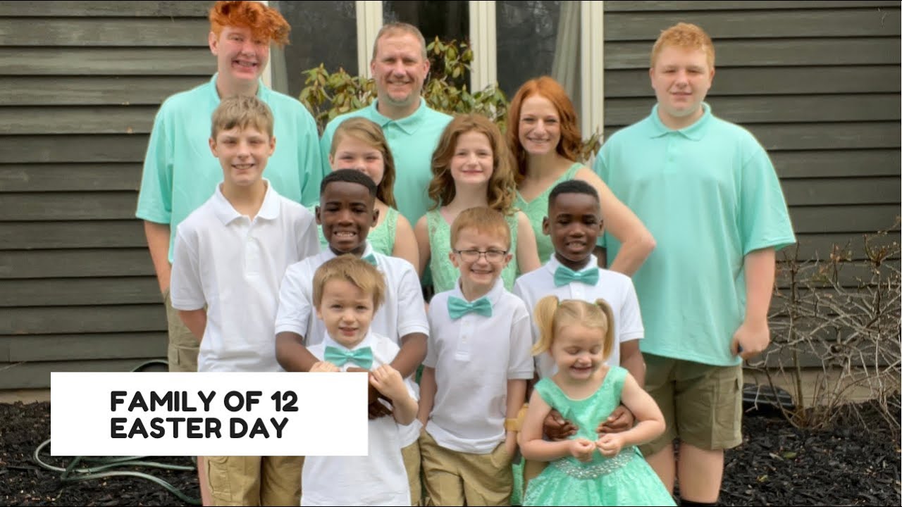 SPEND EASTER WITH OUR FAMILY OF 12 - YouTube