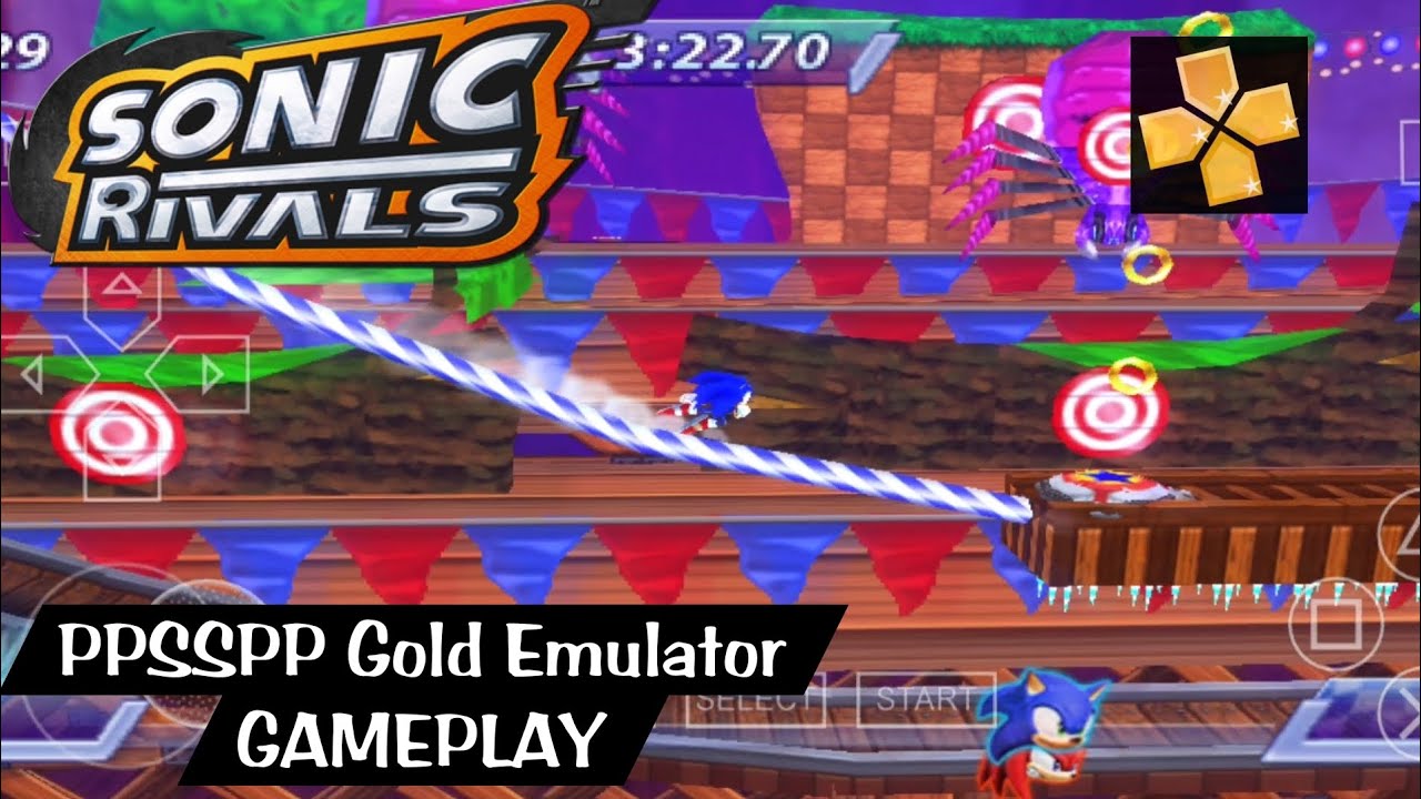 Sonic Rivals (PSP) || PPSSPP Gold Emulator Gameplay on S20FE Snapdragon ...