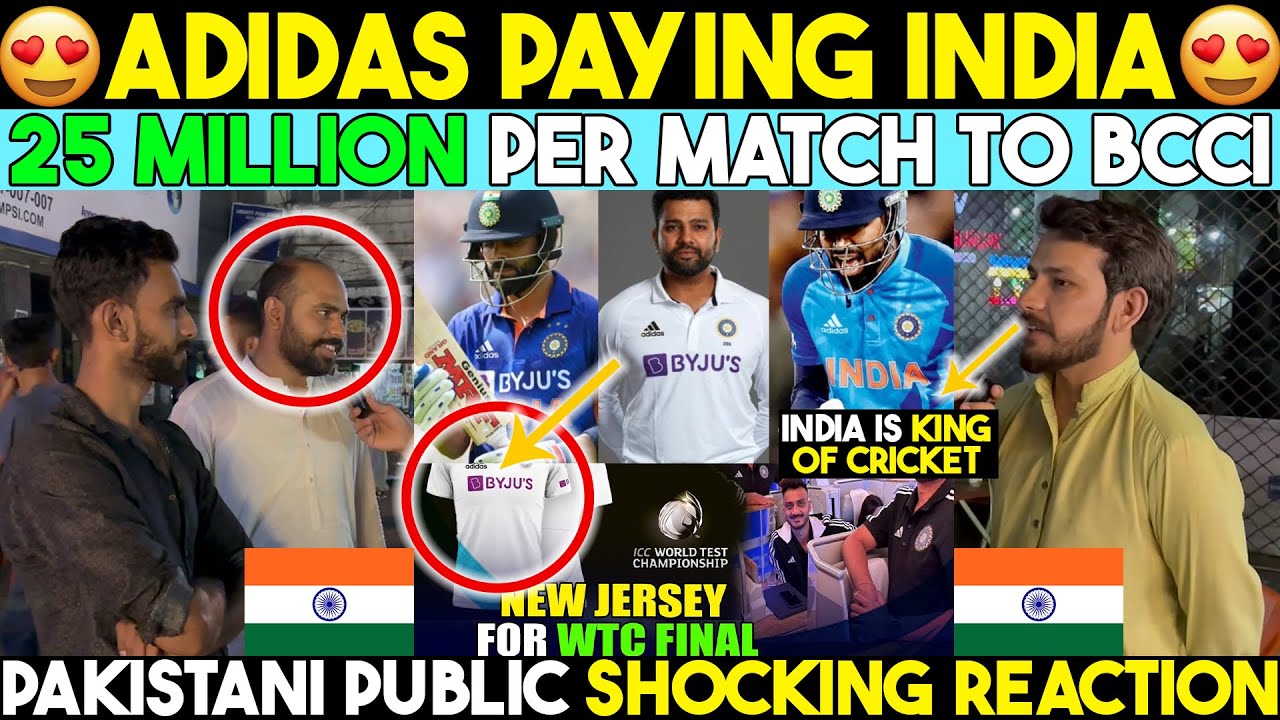 BCCI 👑& Adidas Big Deal 🇮🇳| Adidas Paying 25 Million Per Match To BCCI ...