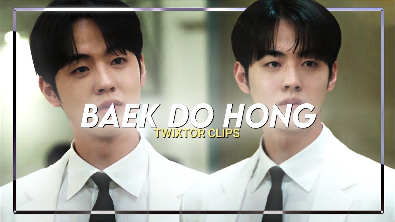 BAEK DO HONG 4K TWIXTOR CLIPS FOR EDITING (DREAMING OF A FREAKING ...