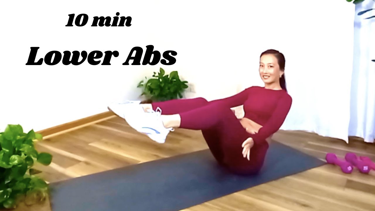 Lose Lower Abs Belly Fat in JUST 10 MINUTES! try this exercise daily 💪 ...