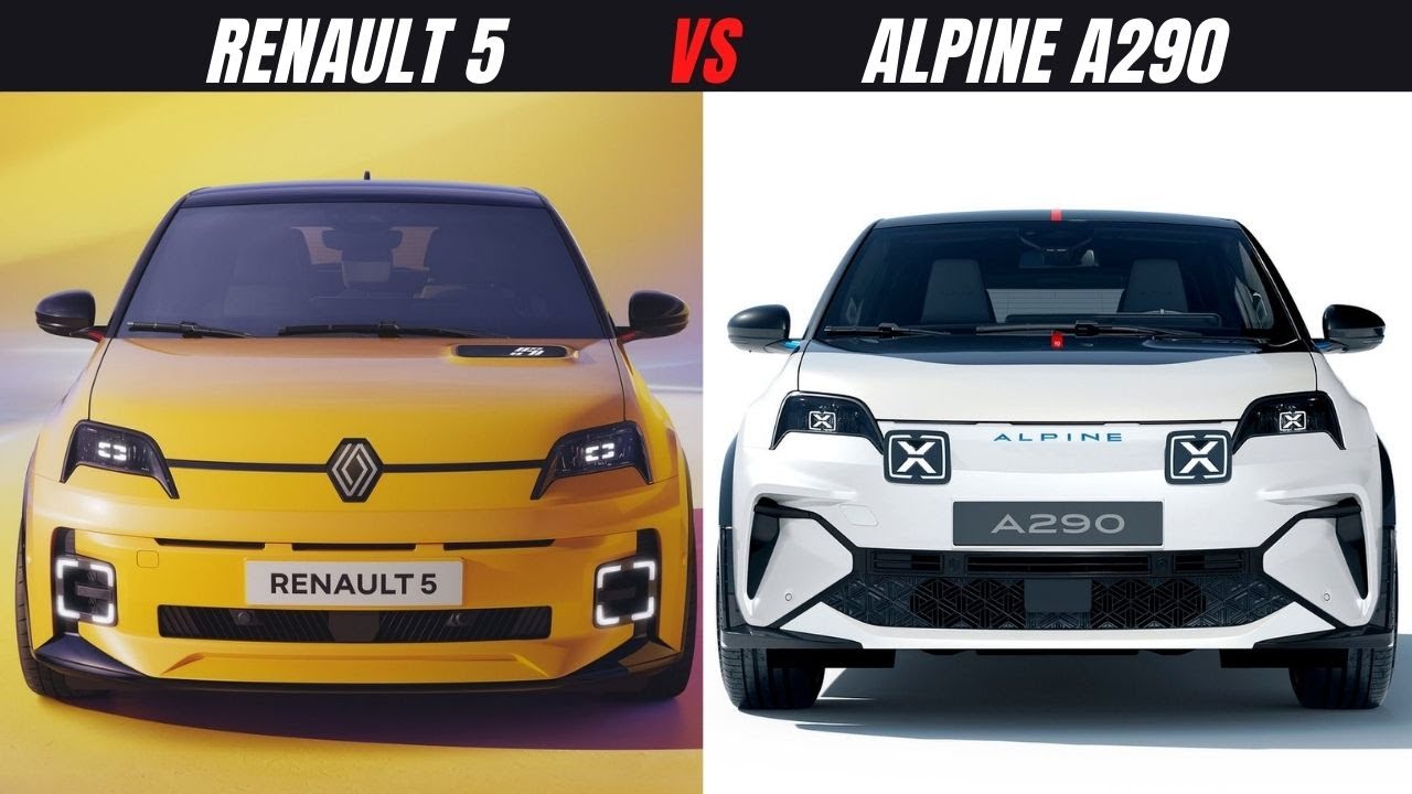 2025 Alpine A290 vs Renault 5 E-Tech: Electric Hatchback Face-Off ...
