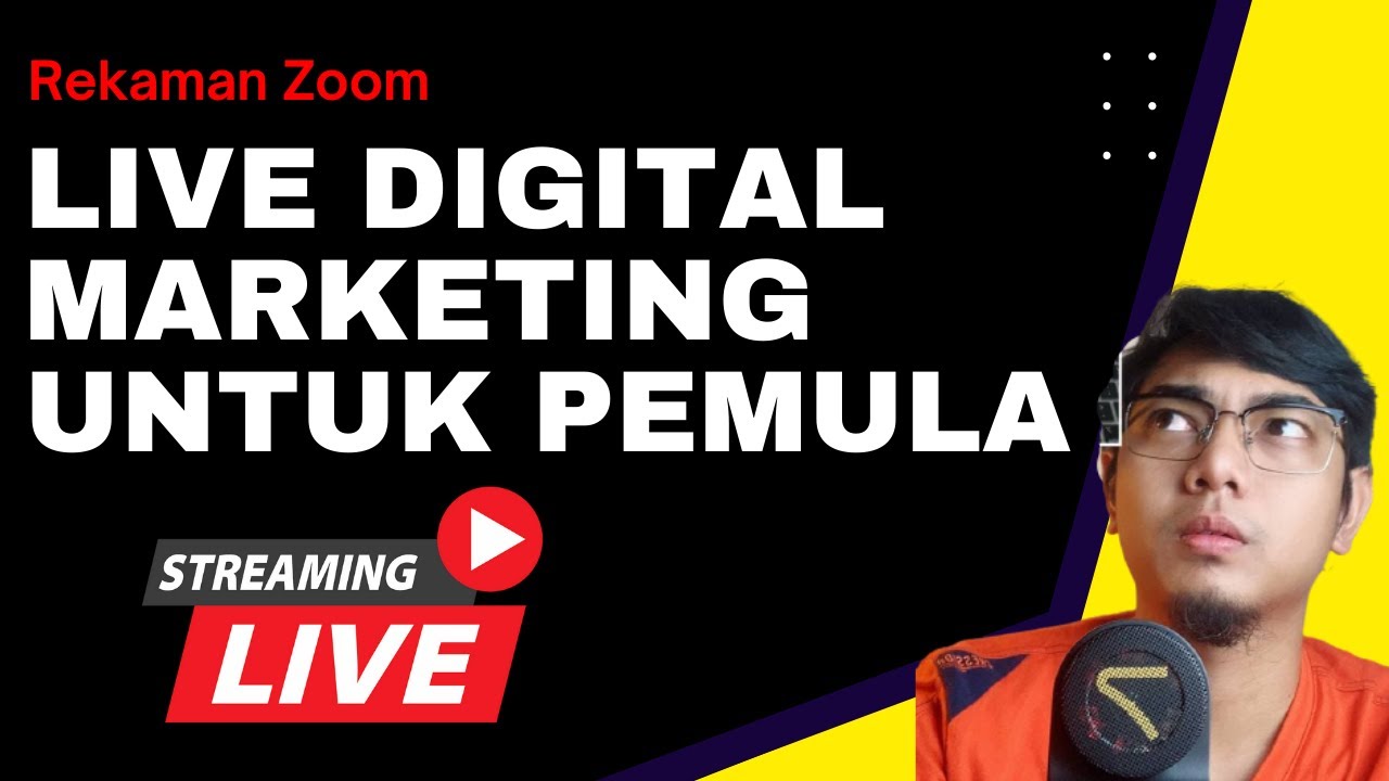 Live Zoom Digital Marketing untuk Pemula - YouTube