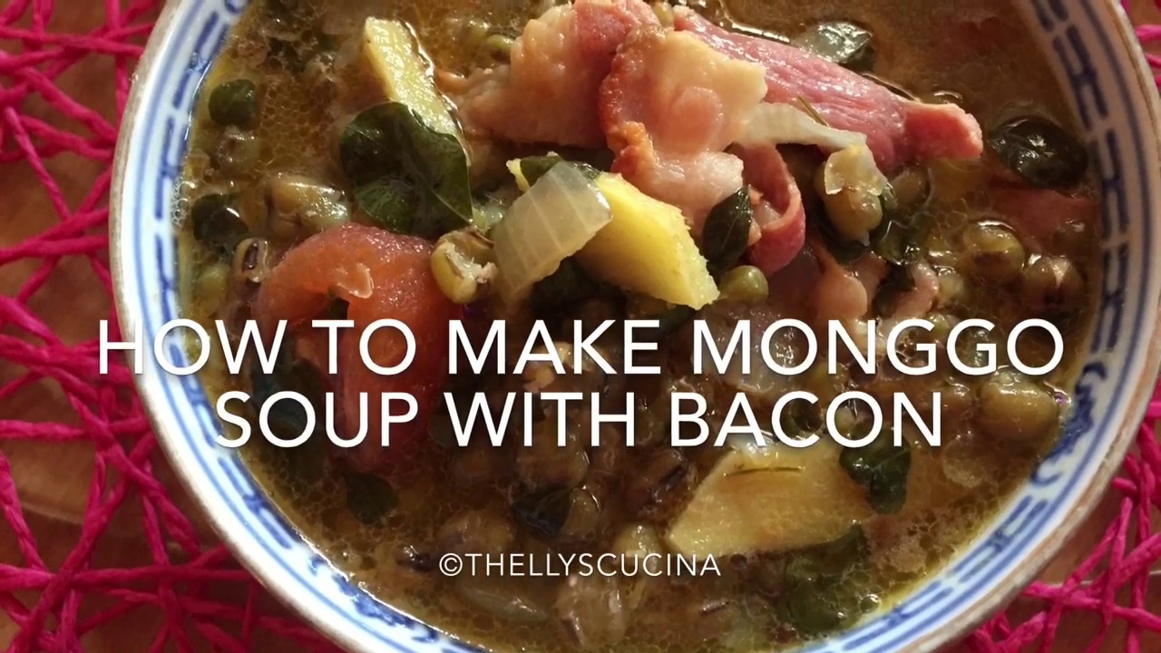 How to Make Monggo Soup with Bacon - YouTube