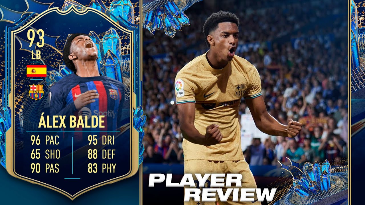 EL NUEVO GOLDEN BOY DE BARCELONA!! 🤩 | ALEX BALDE TOTS 93 REVIEW - YouTube
