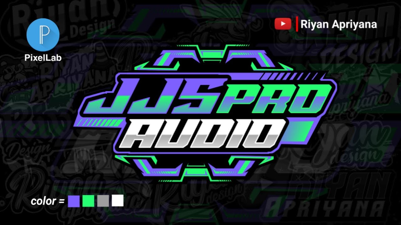 Cara Membuat Logo Sound System Keren Di Pixellab Jjs Pro Audio Youtube