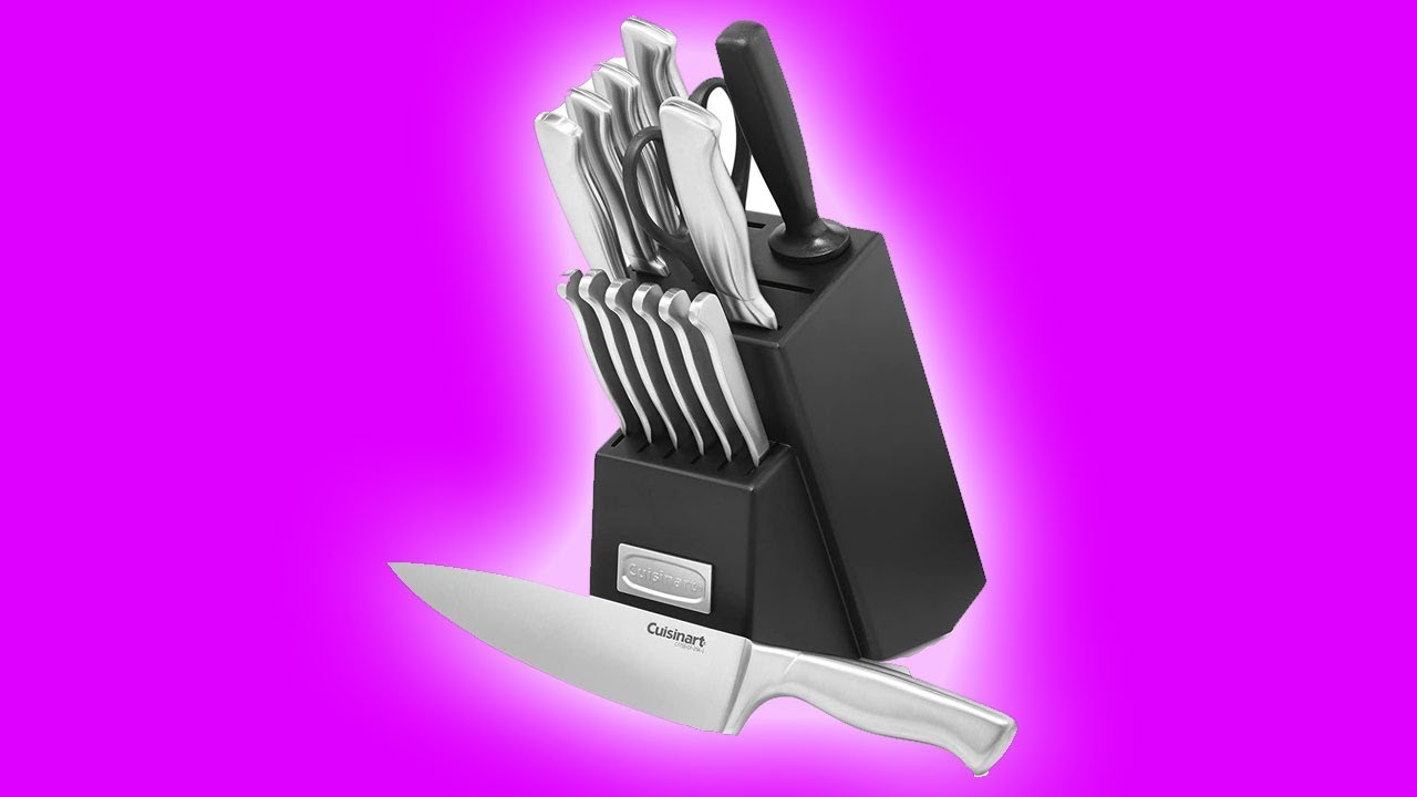 Stainless Steel Hollow Handle Block Set - YouTube