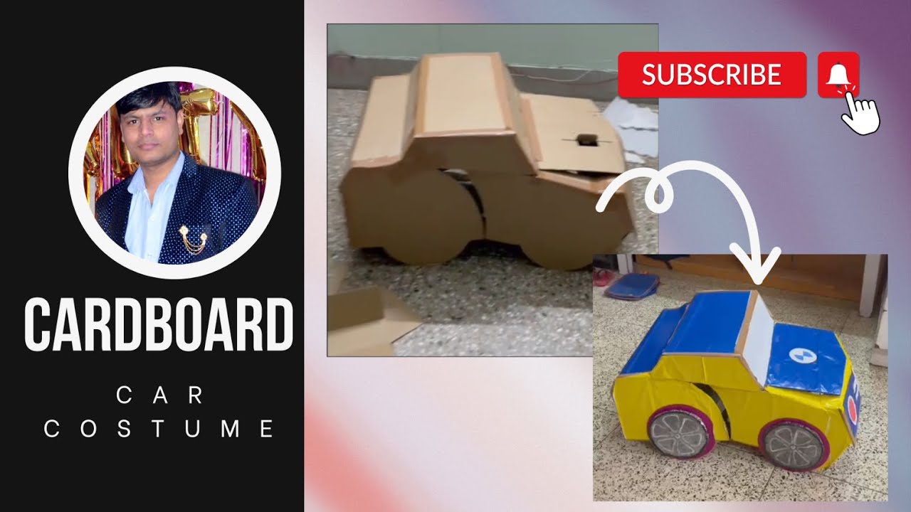Unbelievable Car Costume Transformation with Cardboard - YouTube