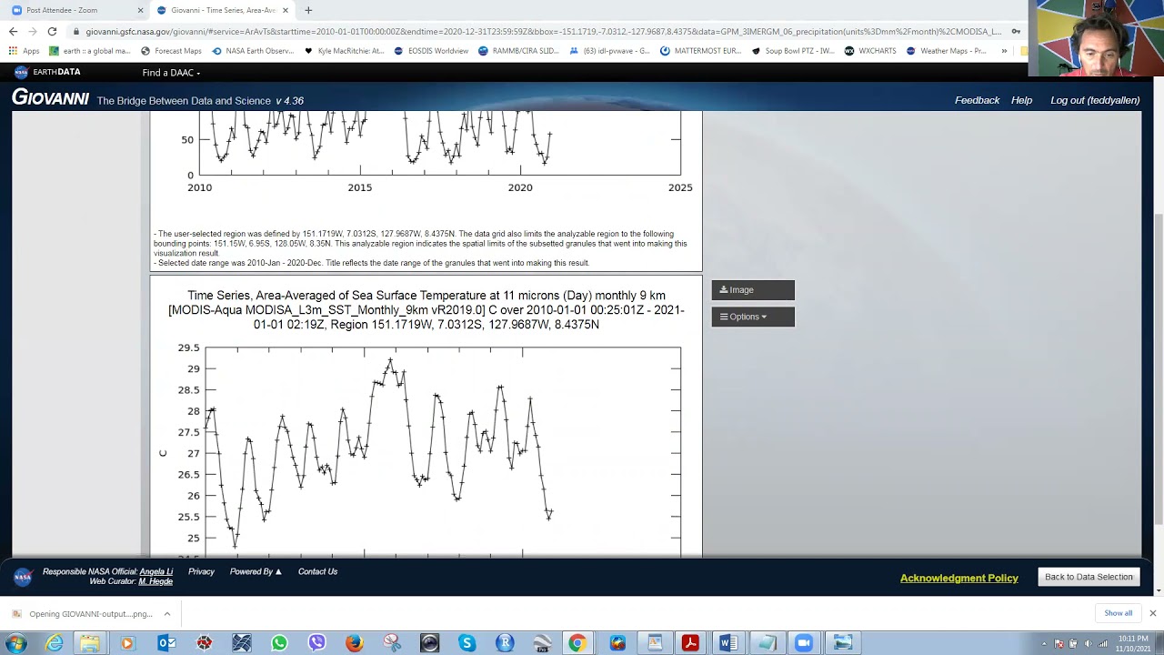 mapping correlation using NASA Giovanni - YouTube
