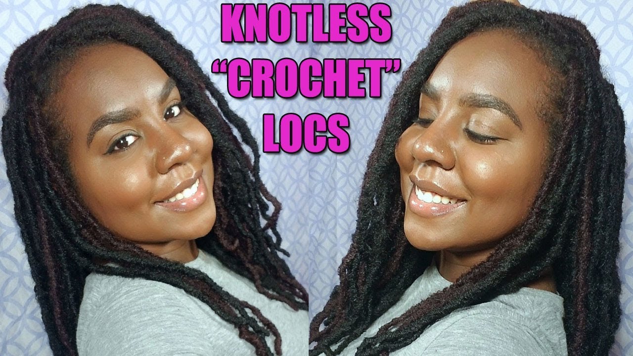 NATURAL AF!!! DIY KNOTLESS Crochet Locs - Bobbi Boss Nu Locs 18 Inch ...