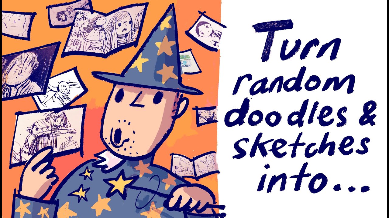 Turn random doodles and sketches into social media banners and sketch ...