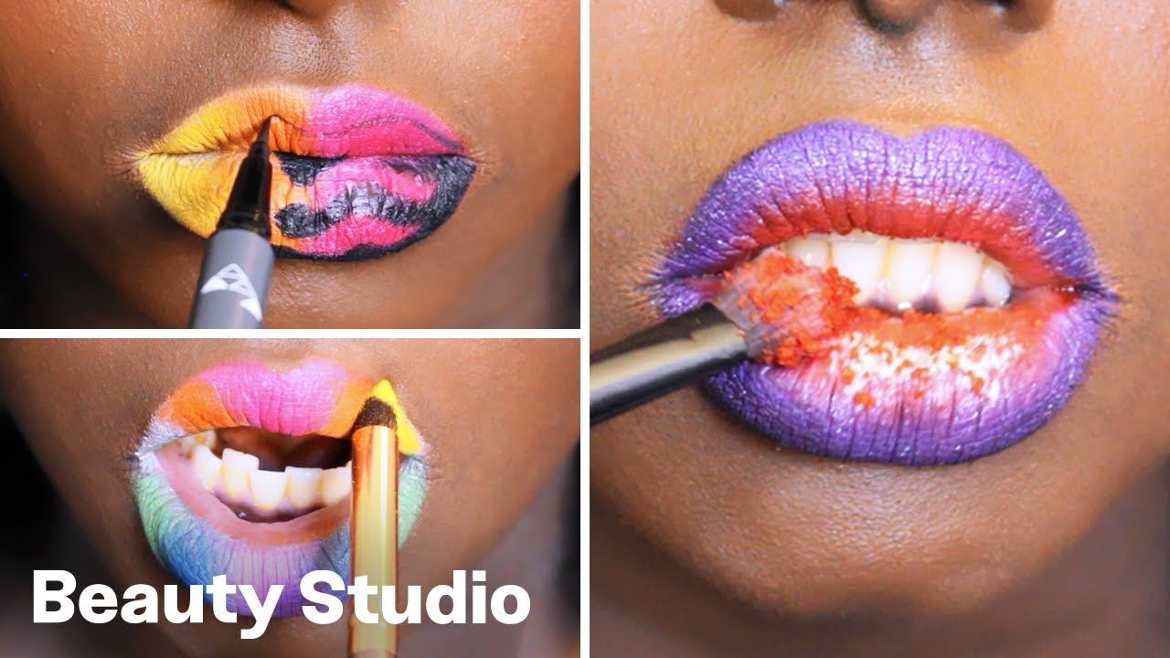 Lip Art Compilation Using Your Favorite Snacks! | Beauty Studio - YouTube