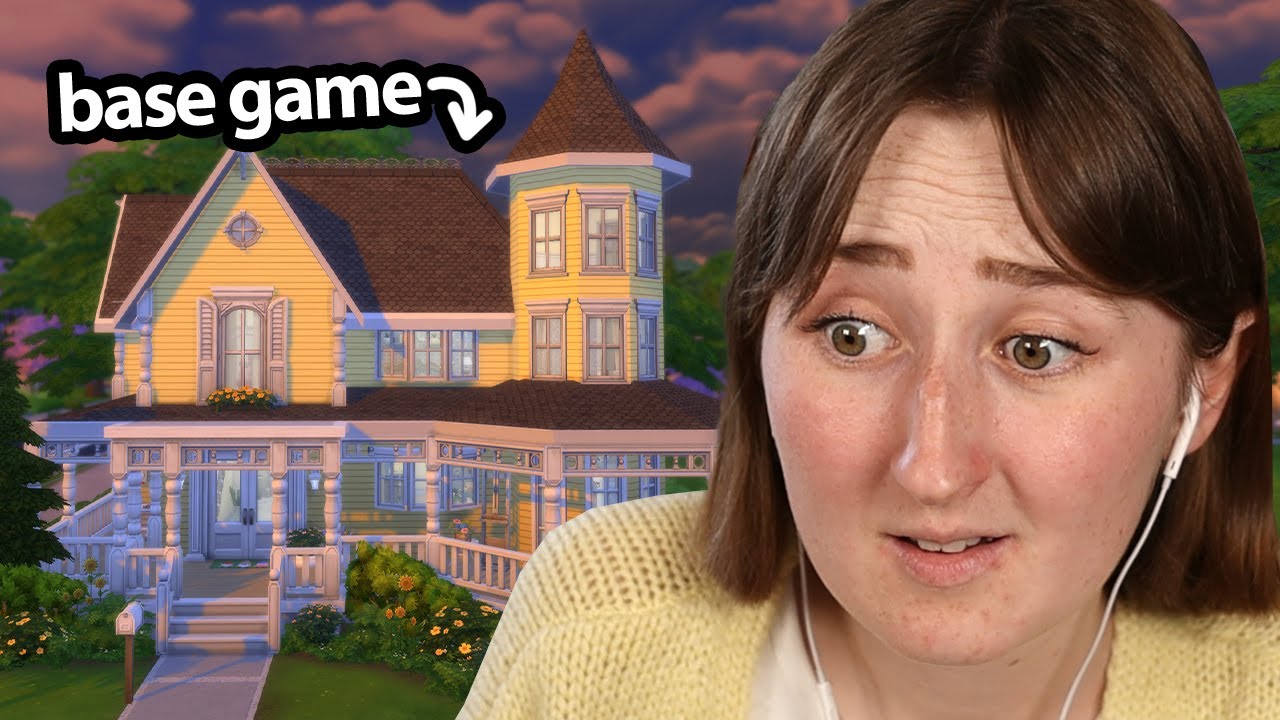 building a *FANCY* base game house in the sims! (Streamed 4/21/25 ...