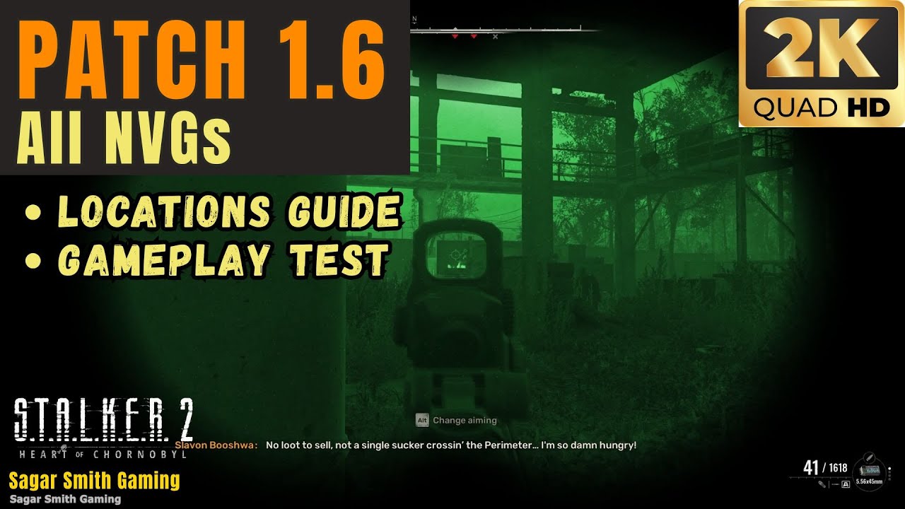 Stalker 2 All NVGs Locations Guide & Gameplay Test | Patch 1.6 Night ...
