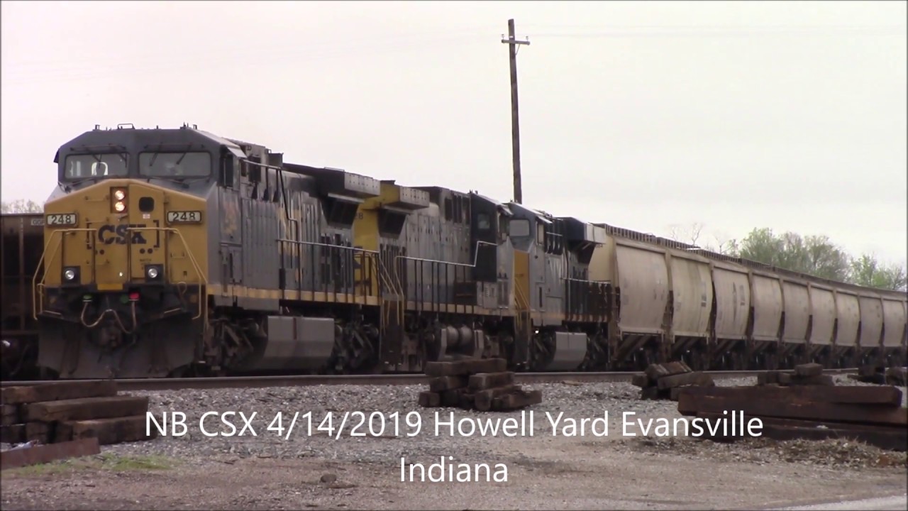 CSX Howell Yard Northbound - YouTube