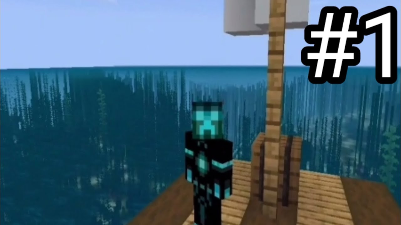 minecraft raft survival #1 - YouTube
