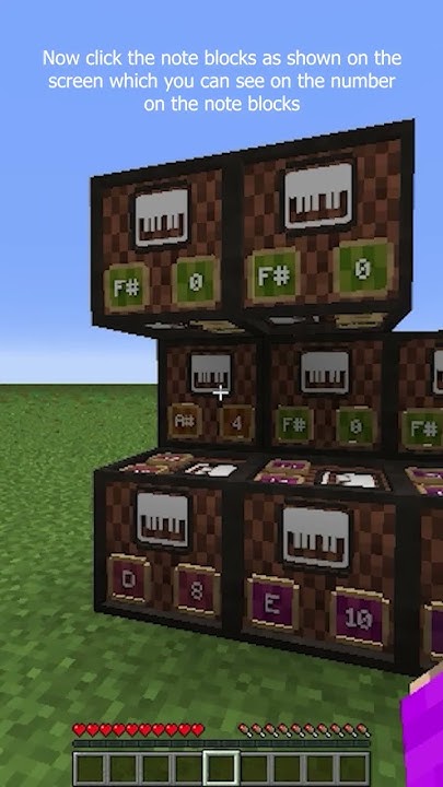 How to play Maxwell's Theme on Note Blocks in Minecraft! #shorts - YouTube