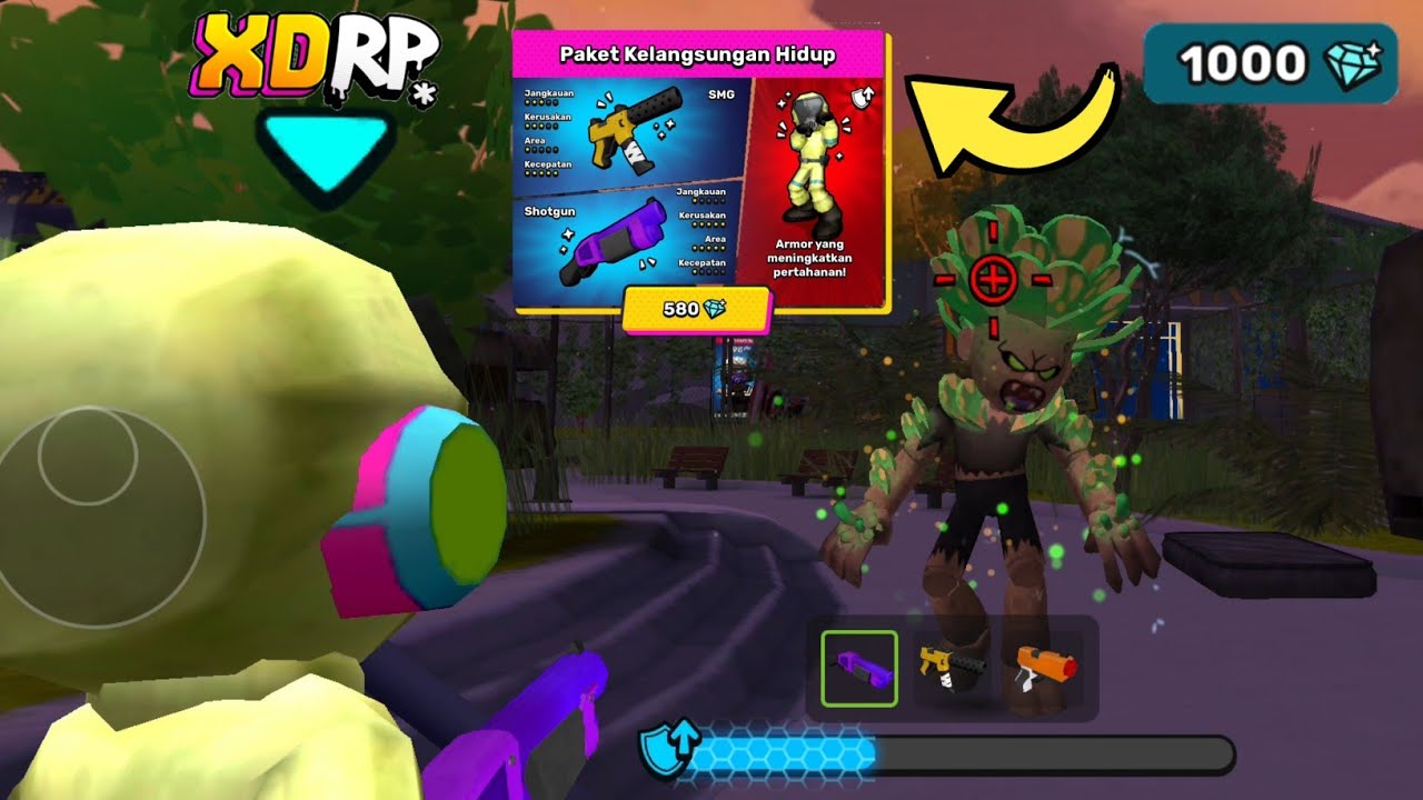 XD RP UPDATE NEW MINIGAME ZOMBIE, NEW KOSTUM FREE & GET 1000 GEMS FREE ...