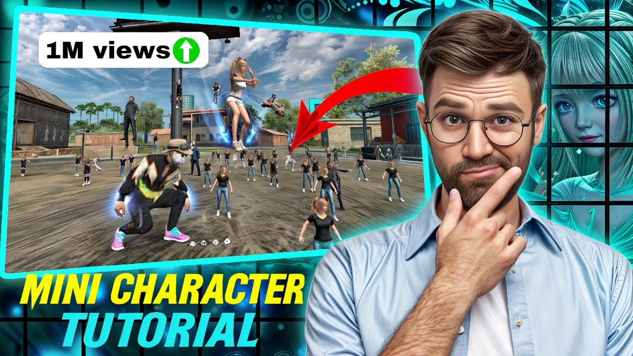 Free Fire Mini NPC CHARACTER Tutorial 😱| Free Fire New Craftland Map ...