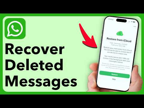 How To Recover Deleted WhatsApp Messages