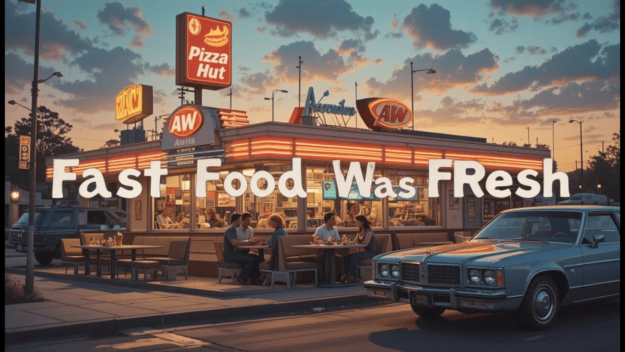Back to the 70s & 80s Fast Food Era 🍟 The Golden Age of Real Taste ...