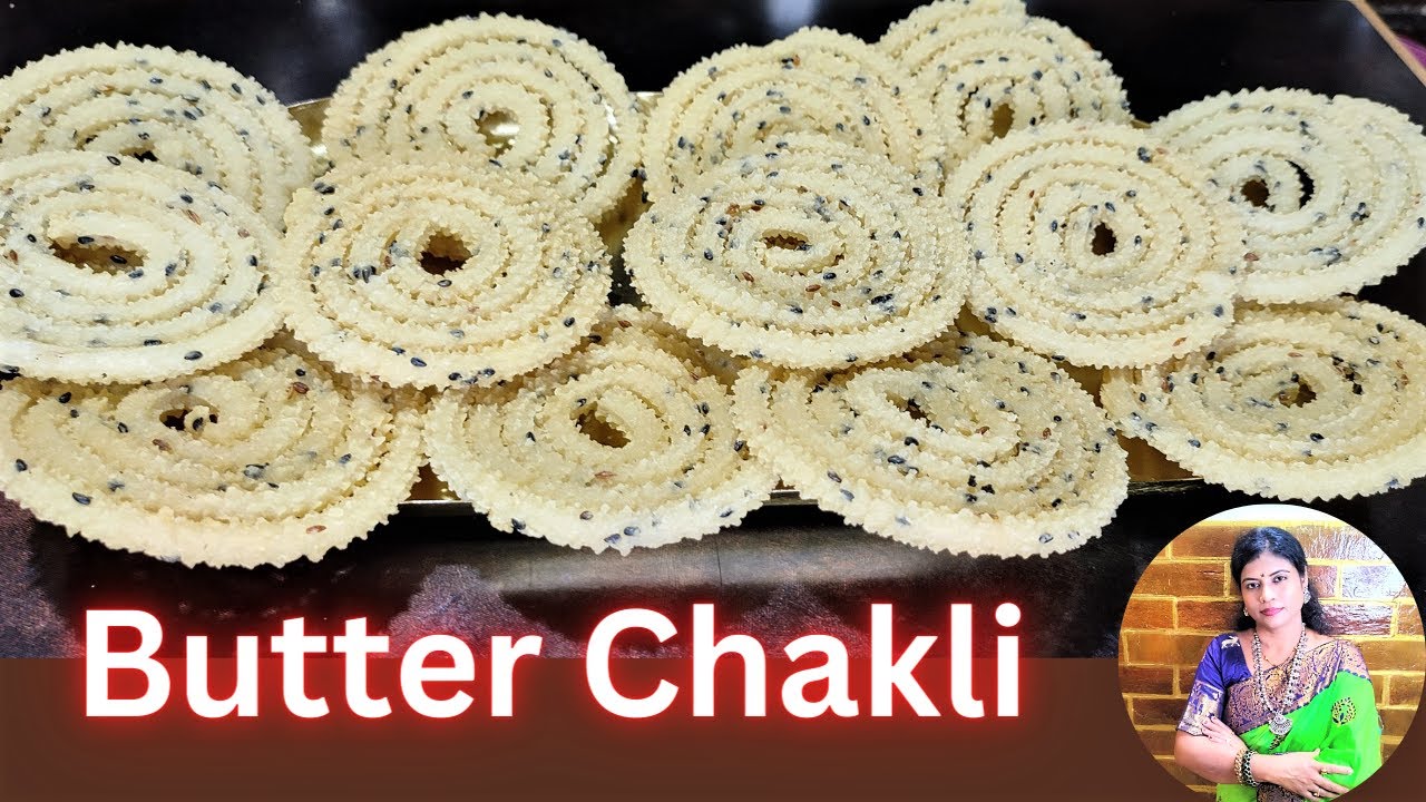 Butter Chakli | Murakku Chakli | Rice Chakli | How to make Butter ...