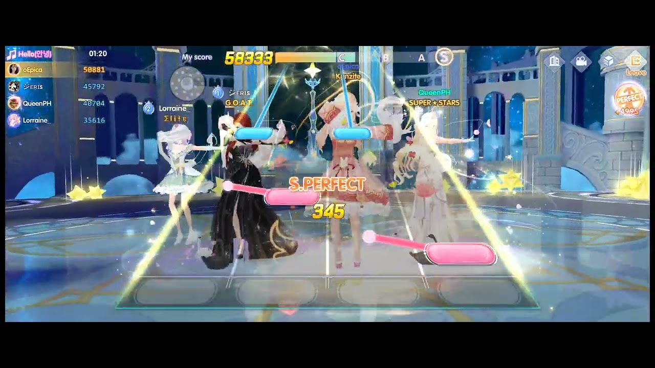 Idol Party, Dance match (Hello, Tempo mode, difficult) - YouTube