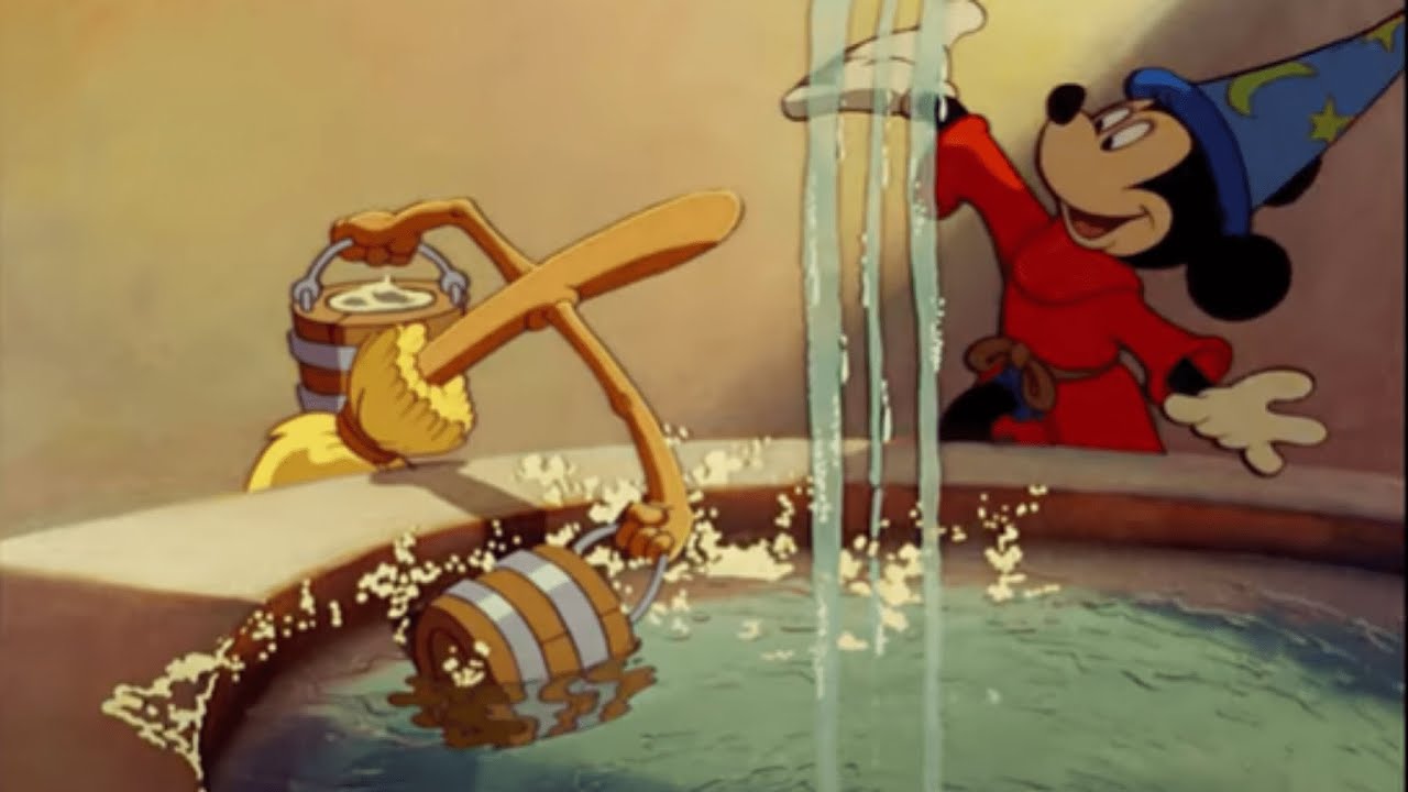 Fantasia (1940) - The Sorcerer's Apprentice - First Part - YouTube
