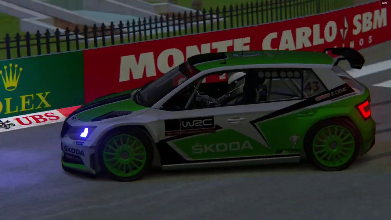 Škoda Fabia R5 - MonteCarlo - Assetto Corsa - YouTube