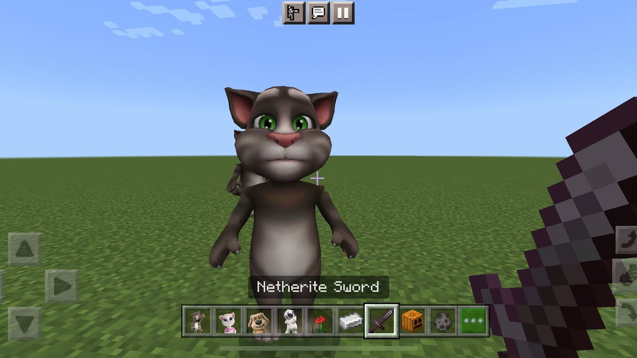 Realistic Talking Ben And Talking Tom Addon In Minecraft PE - YouTube