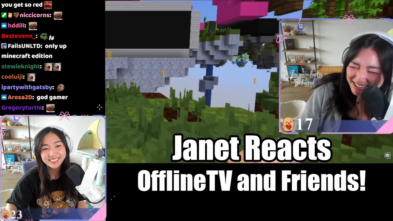 [Janet Reacts] Catching Up on TWO MONTHS of OfflineTV & Friends Vids ...