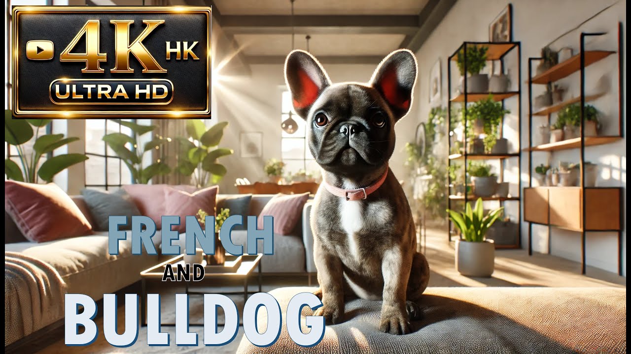 4. Dog Lovers Are Raving About The French Bulldog Visual Treat 4K - YouTube