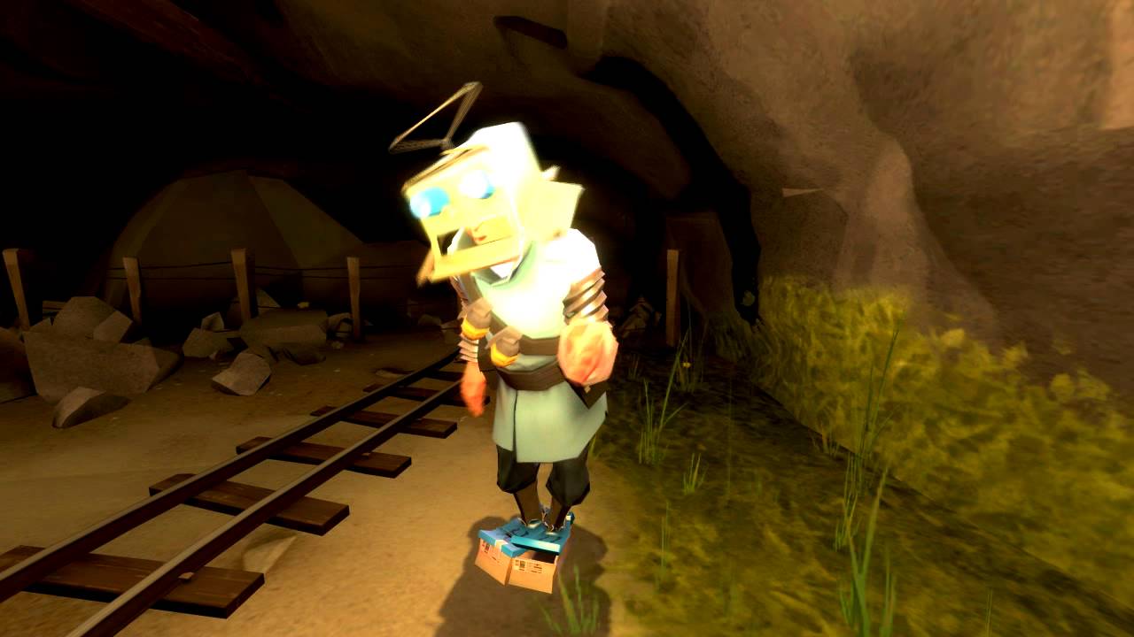 TF2 Halloween: Tin soldier's Robot Dance taunt - YouTube