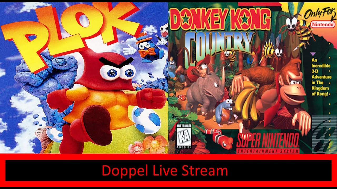 Doppel Live Stream: Plok & Donkey Kong Country #57 - YouTube