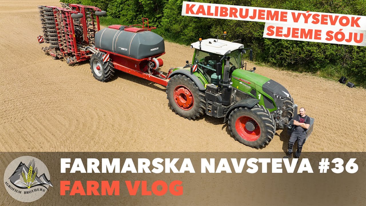 KALIBRUJEME VÝSEVOK [ Posledná SÓJA = FENDT 942 Profi + & HORSCH Pronto ...
