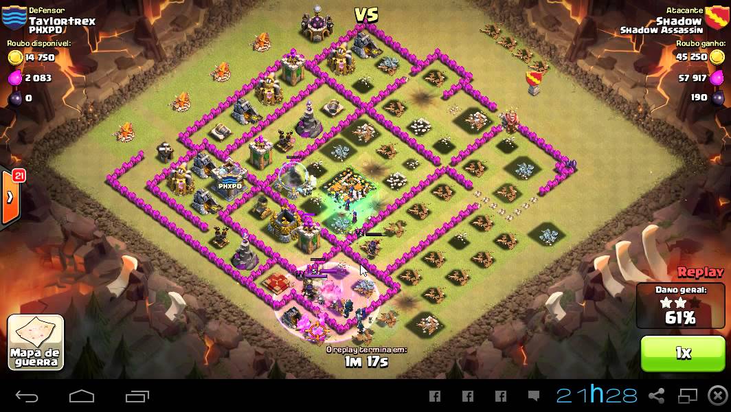 Ataque Shadow - Golem, bruxas e magos - YouTube