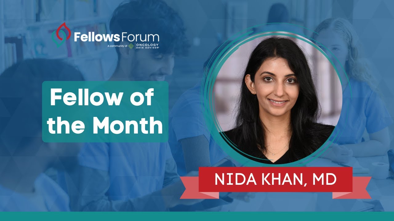 Fellow of the Month: Dr. Nida Khan on Oncology, Palliative Care, and Research - YouTube