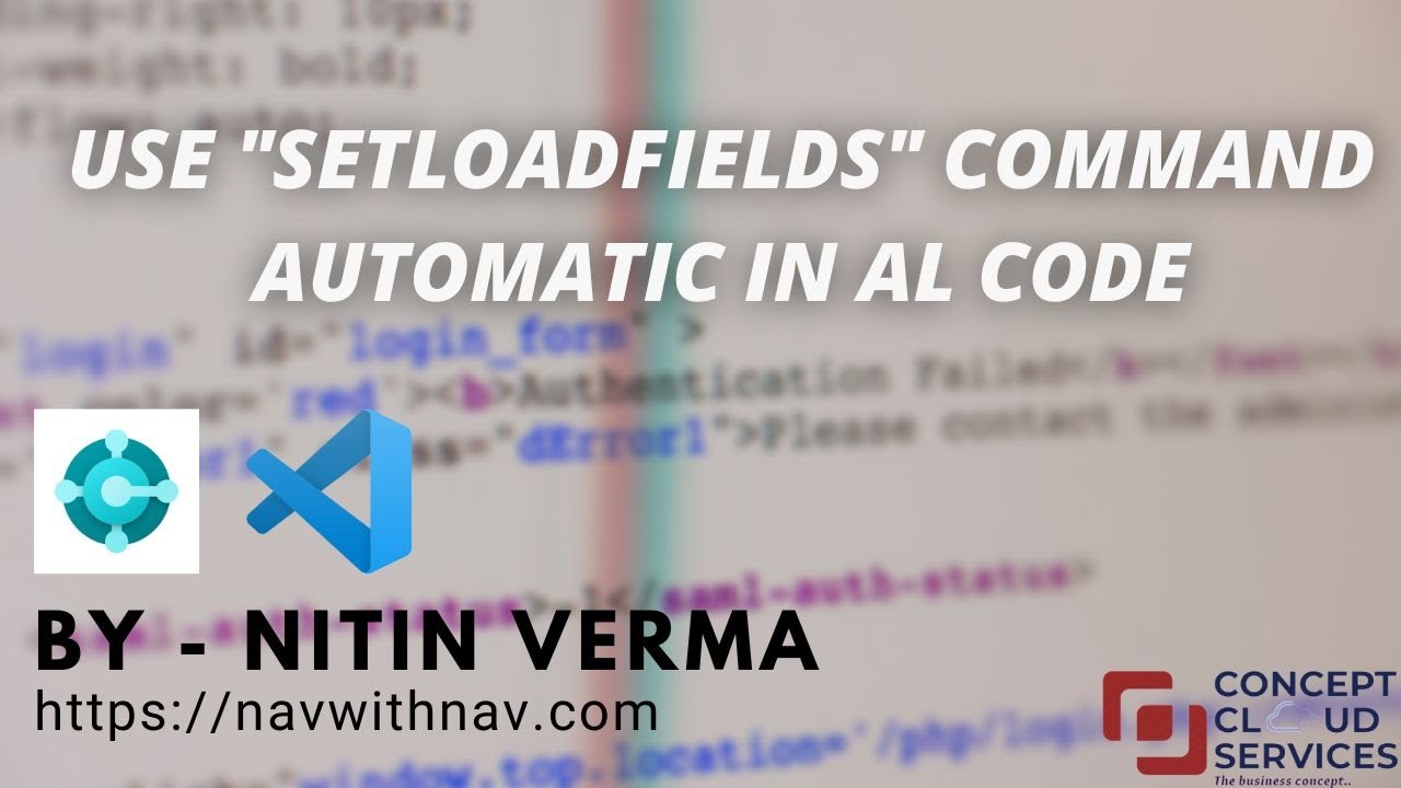 How to Use Setloadfields command in AL code. - YouTube