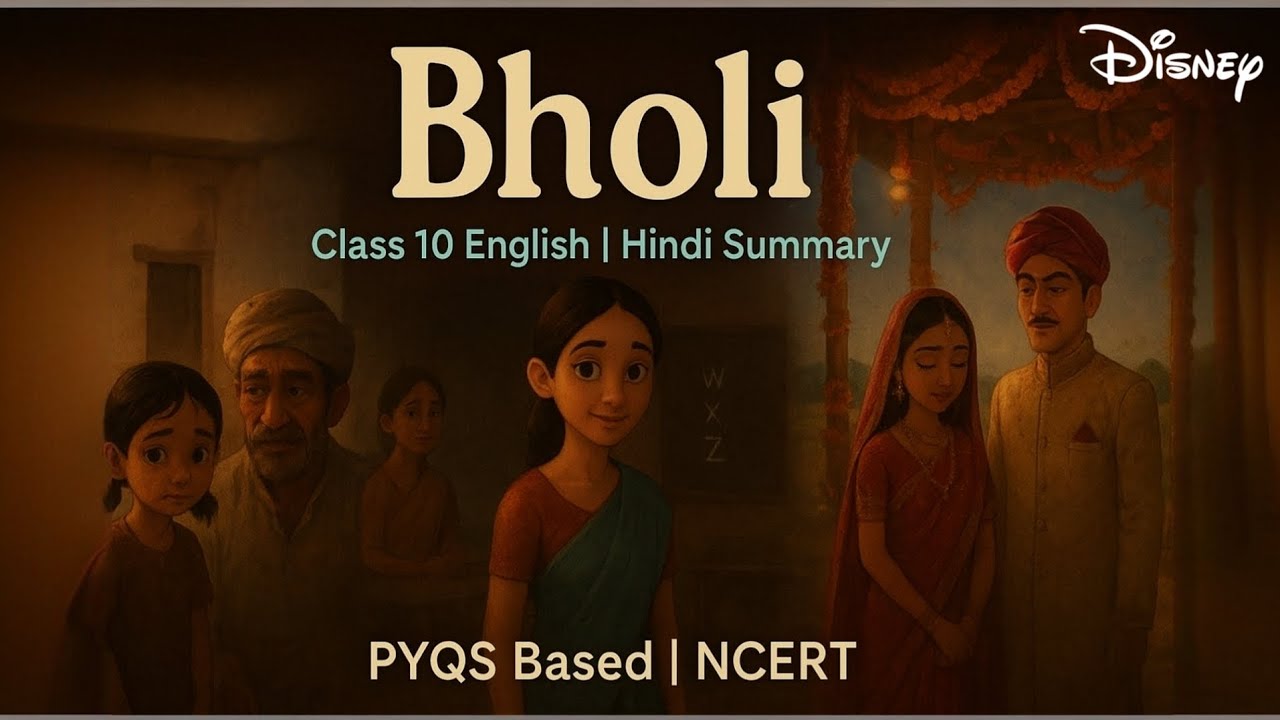 Bholi Summary in Hindi | Class 10 CBSE | Quick Revision 2025 - YouTube