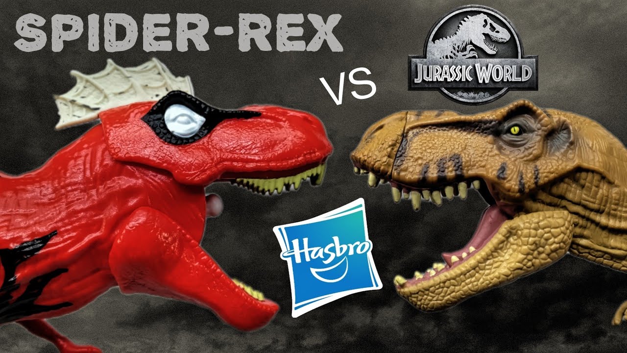 Is the Hasbro Spider-Rex a retooled Jurassic World Rexy??? - YouTube