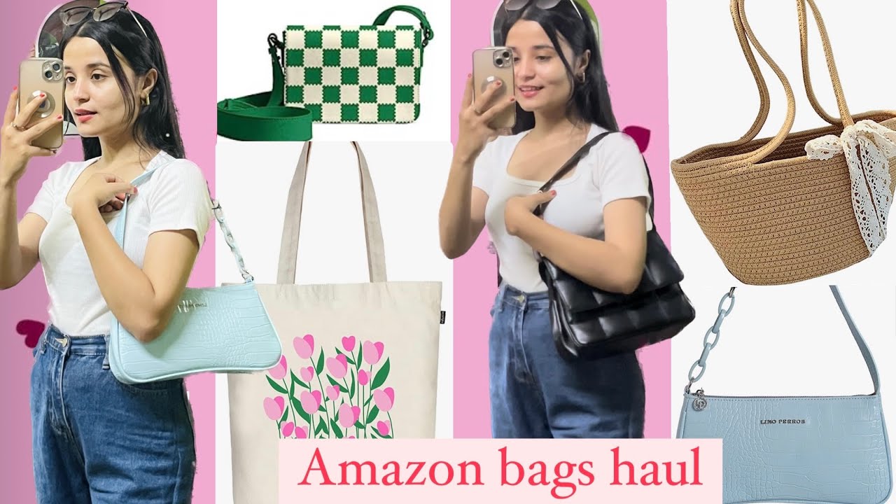 Amazon bags haul// amazon Megha fashion days//@amazonfashionin - YouTube