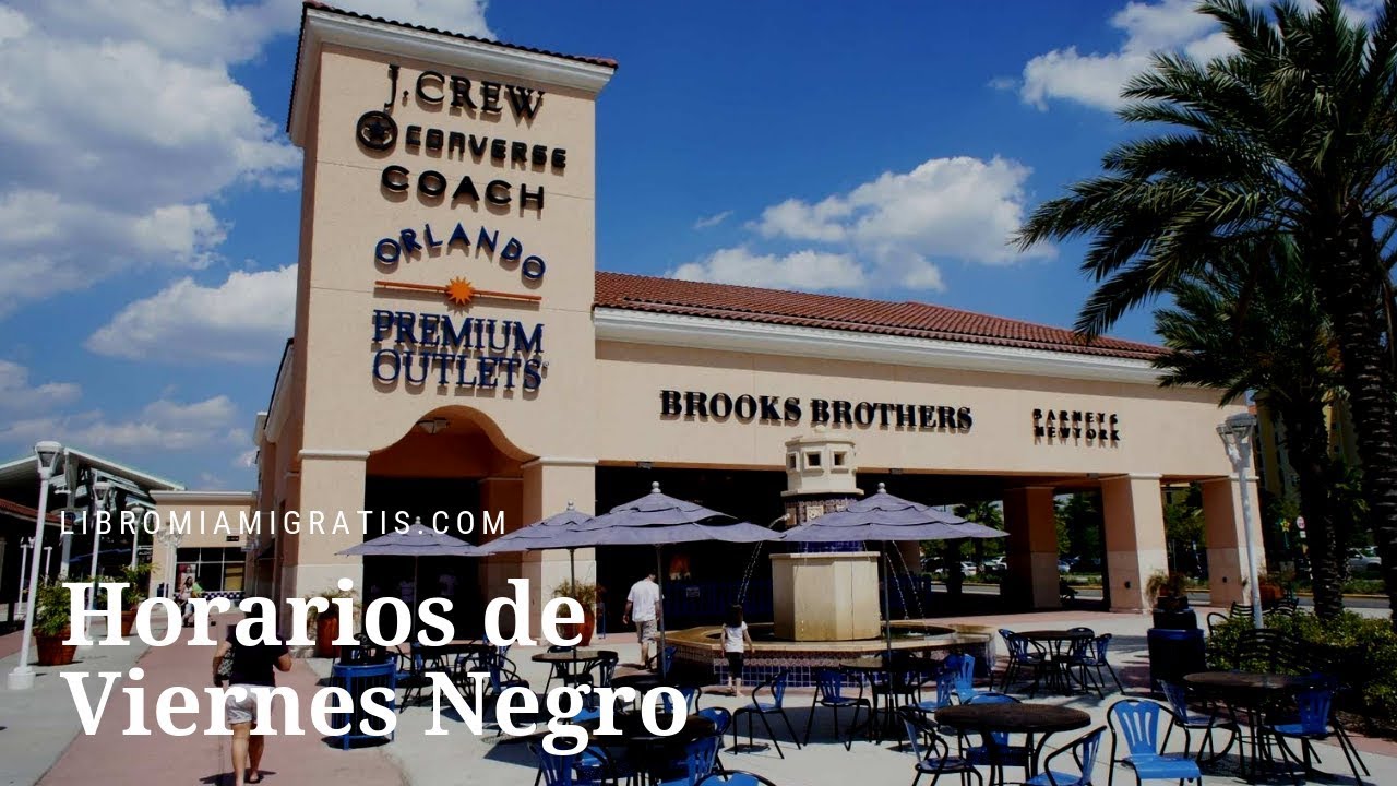 Horarios de Viernes Negro en Sawgrass, Dolphin y Premium Outlets - YouTube
