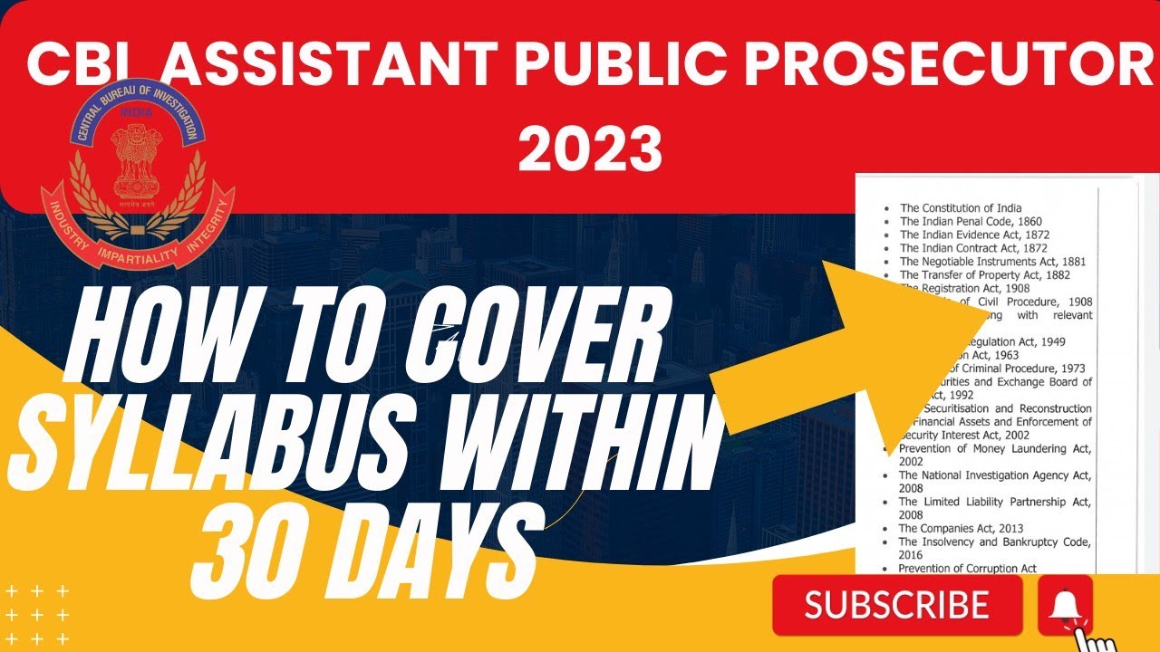 CBI APP |CBI APP exam |how to prepare within 30 days |UPSC CBI ...