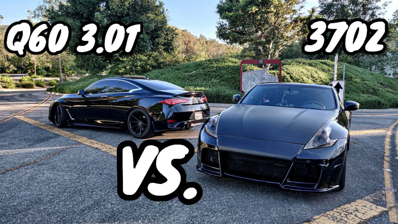 MODDED Q60 3.0T VS. MODDED 370Z | FACETIME PERSONAL TRAINING - YouTube