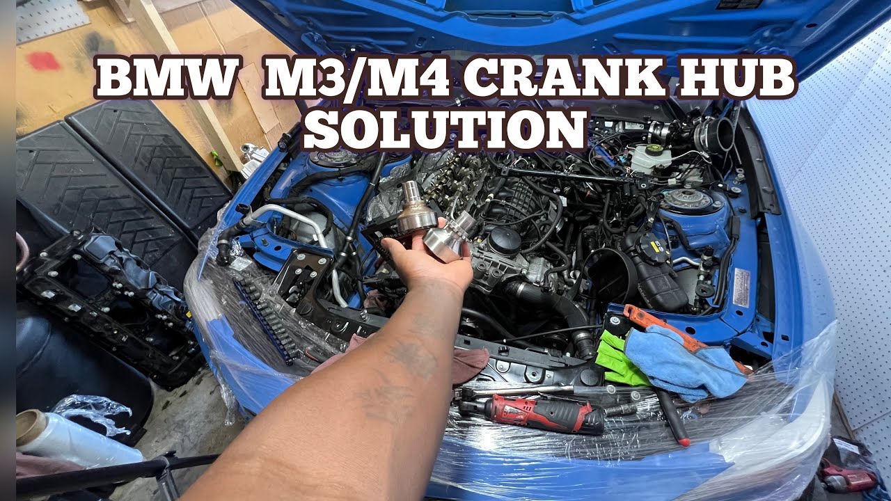 BMW S55 M2,M3 and M4 Crank Hub DIY! - YouTube