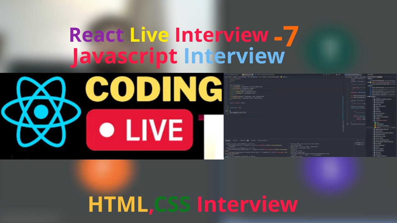 React js Live Interview 7 🎉 Selected | ReactJs & JavaScript | Experienced - YouTube