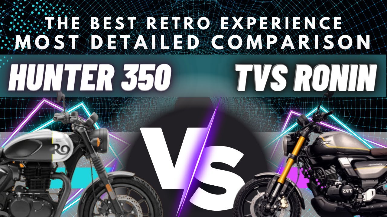 Royal Enfield Hunter 350 vs TVS Ronin | Detailed comparison review ...