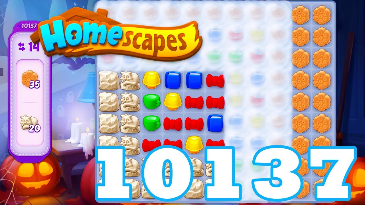 Homescapes Level 10137 HD 3 - match puzzle game | Gameplay Walkthrough ...